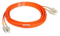 China SC UPC Simplex Duplex Fiber Optic Patch Cord 3.0mm OM3 OM4 Test LAN for sale