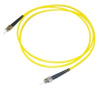 China ST SM Simplex Fiber Patch Cord 3m Telecom Grade Low Insertion Loss 0.2dB for sale