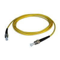 China ST SM Simplex Fiber Patch Cord 3m Telecom Grade Low Insertion Loss 0.2dB for sale