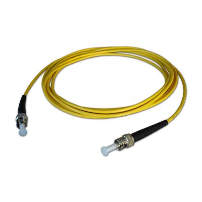 China ST SM Simplex Fiber Patch Cord 3m Telecom Grade Low Insertion Loss 0.2dB for sale