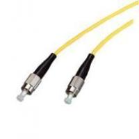 China FC Fiber Patch Cord Yellow Cable SM G652D 3mm Simplex 1m Low Insertion Loss for sale