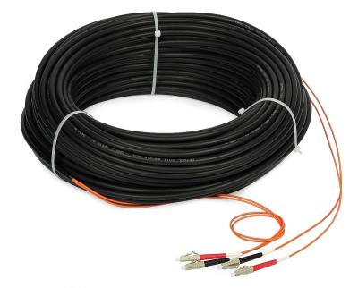 China Outdoor Fiber Optic Patch Cord 6 Core Singlemode Multimode PE Jacket 1m for sale