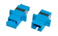 China SC Simplex Fiber Optic Adapter with Bronze Sleeve - ≤0.2dB Insertion Loss, -40°C to +85°C Temperature Range for sale