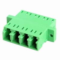 China SC Shape LC Quad Fiber Optic Adapter for CATV & LAN Systems - Ceramic Sleeve, ≤0.3dB Loss, -40°C to 75°C Operating Range for sale