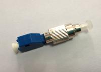 China Zinc Alloy SC Female to FC Male Fiber Optic Adapter 0.3dB Insertion Loss for CATV for sale