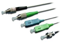 China Black FTTH Simplex ST Fiber Optic Connector with 2.5mm Ferrule - PC/UPC Polish, 0.9-3.0mm Cable Diameter for sale