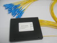 China 1×16 PLC Compact Optical Fiber Splitter for PON Networks - 1260-1650nm Wavelength, 13.5dB Insertion Loss for sale