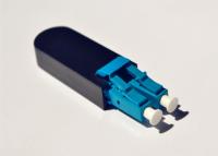 China PVC Jacket Fiber Optic Loopback LC/UPC LC/APC Duplex 9/125 Single Mode with 50dB Return Loss and 0.3dB Insertion Loss for sale