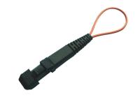 China Mechanical SM MM MPO Fiber Optic Loopback Plug with ≤0.35dB Insertion Loss for Network Testing for sale