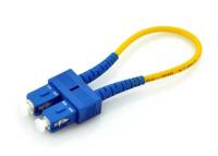 China SC Fiber Optic Loopback 9/125μm Singlemode with ≤0.2dB Insertion Loss for CATV LAN WAN Testing for sale
