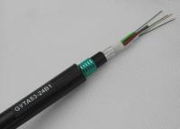 China Outdoor GYTA53 Fiber Optic Cable 2-144 Cores Corrugated Steel Armoured Direct Buried for sale