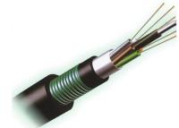China Outdoor GYTA53 Fiber Optic Cable 2-144 Cores Corrugated Steel Armoured Direct Buried for sale