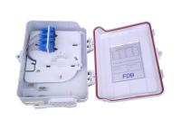 China 16 FTTH drops Fiber Optic Distribution Box , Wall mounted PLC Splitter Distribution Box for sale