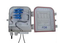 China 1×8 PLC Splitter Outdoor Fiber Optic Distribution Box - 181×45×207mm Dimensions with IP65 Waterproof Rating for sale