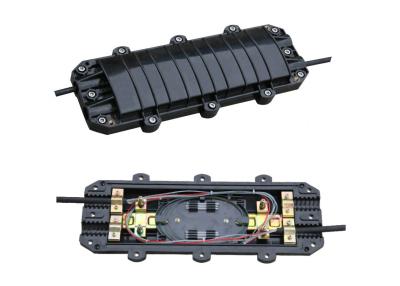 China Wall Mounted FTTH Fiber Splice Closure 192 Core Capacity 435×190×120mm with 4 Cable Ports for sale