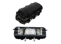China Wall Mounted FTTH Fiber Splice Closure 192 Core Capacity 435×190×120mm with 4 Cable Ports for sale