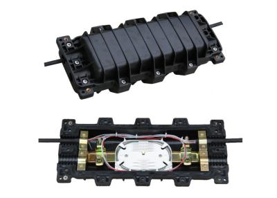 China 168 Cores In-Line Fiber Optic Splice Closure for Aerial Duct Direct Buried 435×190×120mm for sale