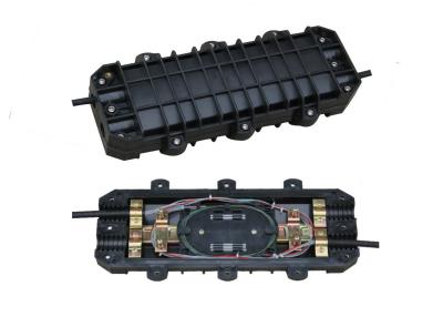China Horizontal Joint Fiber Splice Closure 435x190x85mm with 4 Cable Ports for 96-Core Capacity for sale