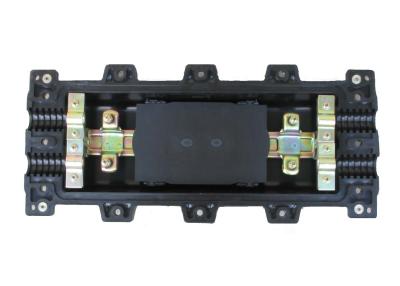 China 24 Core UV Protection Optical Splice Closure 435×190×80mm for FTTH Networks with 192 Fiber Capacity for sale