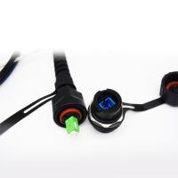 China ODVA LC Duplex IP67 Waterproof Fiber Optic Patch Cord SM OM3 OM4 4.8mm for sale