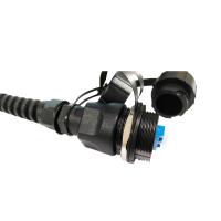 China ODVA LC Duplex IP67 Waterproof Fiber Optic Patch Cord SM OM3 OM4 4.8mm for sale