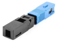 China SC Fast Connector 2.5mm Ferrule for FTTH Distribution Frames - 0.3dB Insertion Loss, 50dB Return Loss for sale