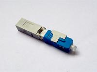 China SC Fast Connector 2.5mm Ferrule for FTTH Distribution Frames - 0.3dB Insertion Loss, 50dB Return Loss for sale