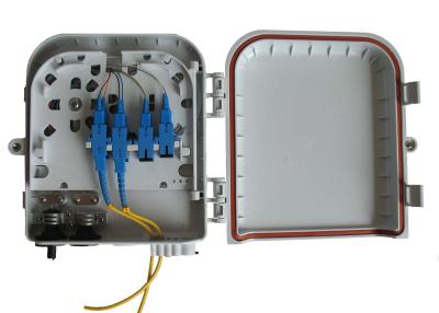 China Wall and Pole Mountable FTTH Distribution Box - 8 Port Capacity, 181×45×207mm Dimensions, Waterproof Design for sale