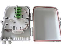 China Wall and Pole Mountable FTTH Distribution Box - 8 Port Capacity, 181×45×207mm Dimensions, Waterproof Design for sale