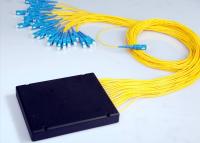 China 1×8 PLC Fiber Optic Splitter Steel Tube Package LSZH 1260-1650nm Wavelength -40°C to 85°C Operating Temperature for sale