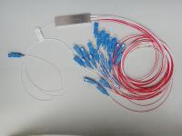China Low PDL 1×24 PLC Fiber Optic Splitter with SC Connector for FTTH Networks - 1260-1650nm Wavelength, -40°C to 85°C Operating Temperature for sale