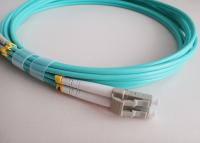 China OM3 Multimode Duplex Fiber Patch Cord 3.0mm LSZH for CATV LAN WAN Test for sale