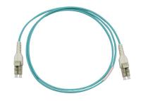 China 10G OM3 Uniboot LC Fiber Optic Patch Cord 3m High Return Loss for FTTH for sale