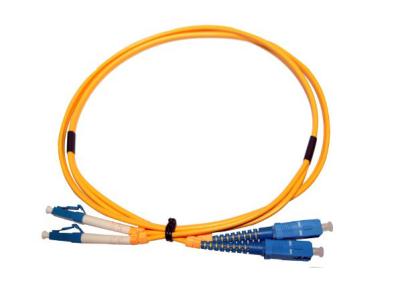 China Serialized LC-SC Fiber Optic Patch Cord Singlemode Duplex G652D 3.0mm Low Insertion Loss for sale