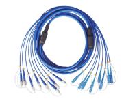 China FTTH Duplex Armored Fiber Patch Cord 2.0mm OM3 for National Defense for sale