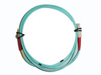 China OM3 Multimode Duplex Fiber Patch Cord 3.0mm LSZH for CATV LAN WAN Test for sale
