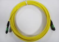 China 4-8 Core FTTH SM MPO Fiber Patch Cord with Insert Connector Low Loss for sale
