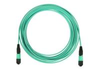 China OM3 OM4 MPO Fiber Optic Patch Cord 12 Core 24 Core for Active Device Termination for sale