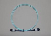 China OM3 OM4 MPO Fiber Optic Patch Cord 12 Core 24 Core for Active Device Termination for sale