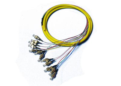 China FC Singlemode Fiber Optic Pigtail OFNP Jacket 0.9mm G652D Low Insertion Loss for sale