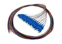 China SC Simplex Fiber Optic Pigtail with SC Connectors - 1.5M Cable, ≤0.2dB Insertion Loss, -40°C to +85°C Operating Range for sale