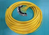China Singlemode UPC Fiber Optic Pigtail 12pcs FC Connectors 0.2dB Insertion Loss for sale