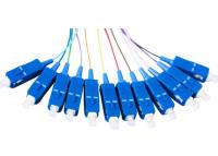 China SC Simplex Fiber Optic Pigtail with SC Connectors - 1.5M Cable, ≤0.2dB Insertion Loss, -40°C to +85°C Operating Range for sale