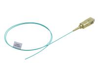 China Multimode SC Fiber Pigtail UPC 0.9mm Orange Cable OM3 OM4 1m for sale