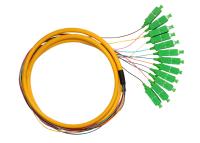 China Optical access network SC APC Simplex Fiber Pigtail with SM Yellow Fiber Optic Cable for sale