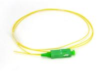 China Optical access network SC APC Simplex Fiber Pigtail with SM Yellow Fiber Optic Cable for sale