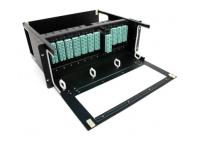 China 4U Rack Mounted MPO Patch Panel with 12 MPO Cassettes for 19