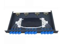 China 12-Port & 24-Port SC Duplex Fiber Optic Terminal Box for FTTH Networks - 1U/2U Steel Enclosure with 24-48 Core Capacity for sale