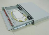 China 4 ports LAN / WAN Sliding Fiber Optic Terminal Box for FTTH Network for sale