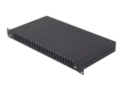 China 12-Port & 24-Port SC Duplex Fiber Optic Terminal Box for FTTH Networks - 1U/2U Steel Enclosure with 24-48 Core Capacity for sale